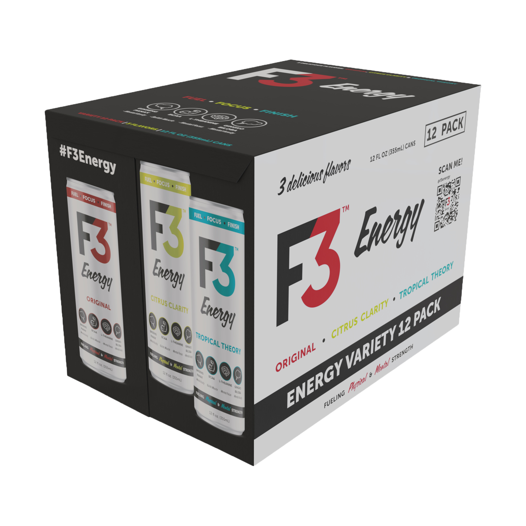 F3 Energy Variety Pack | F3 Energy Variety 12 Pack | F3 Energy LLC